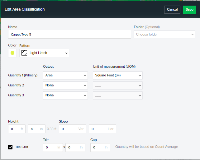 Area Classifications: how to create, draw & edit